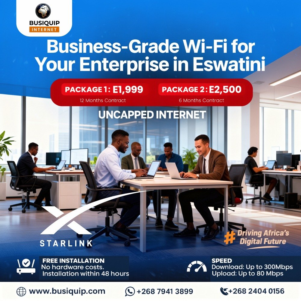 Busiquip - Premium Business Solutions | Eswatini